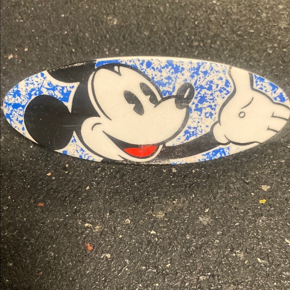 Disney | Accessories | Mickey Mouse Oval Vintage 9s Hair Clip | Poshmark